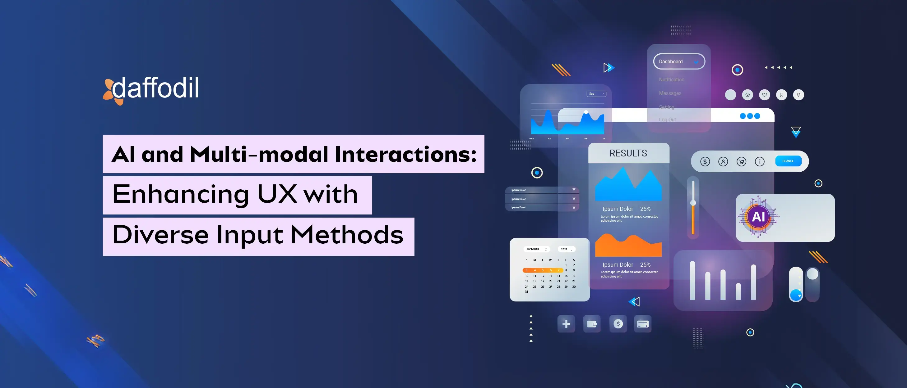 AI and Multi-modal Interaction:Enhancing UX with Diverse Input Methods